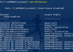 How to reset file or folder permissions with Powershell