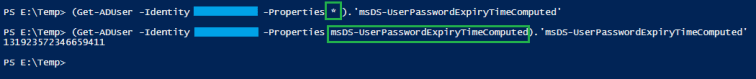 How to find a user’s password expiration date with PowerShell